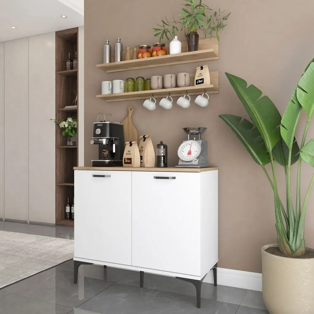 Hanah Home Multifunkcionalna komoda, Bela