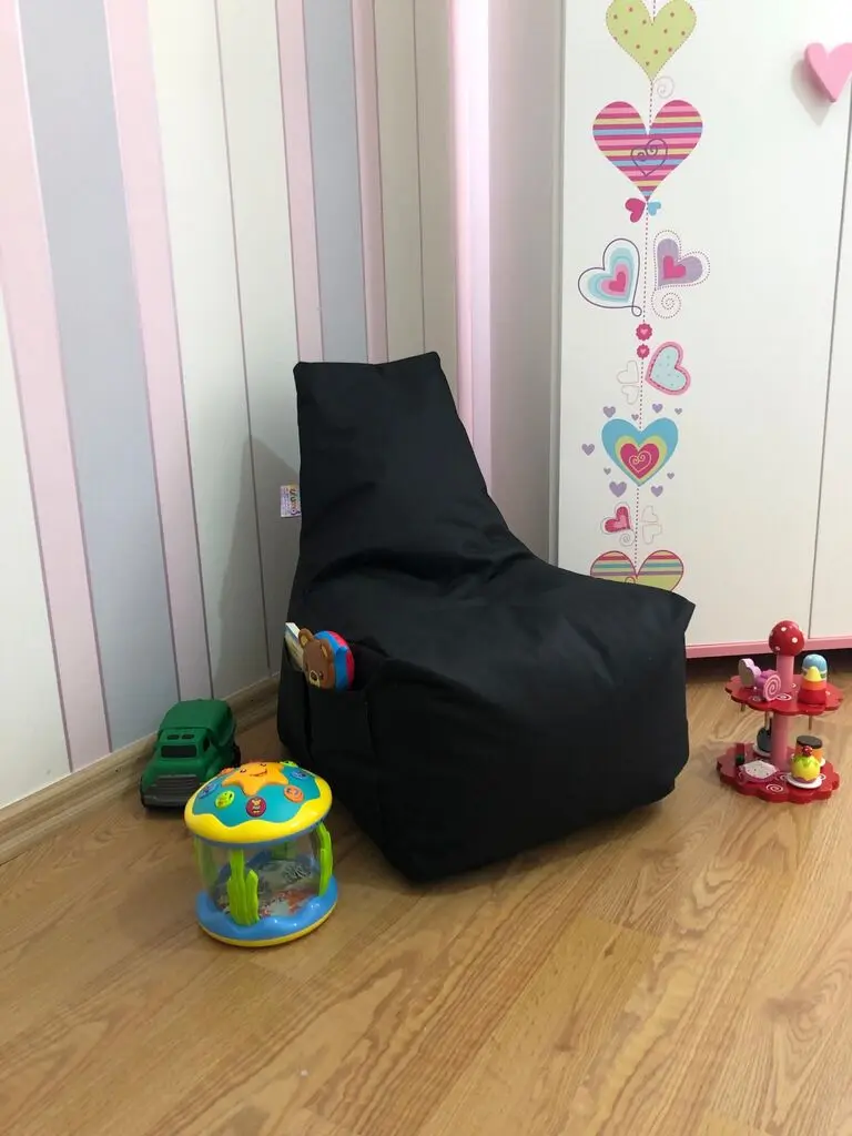 Atelier del Sofa Lazy bag 45cm Crni