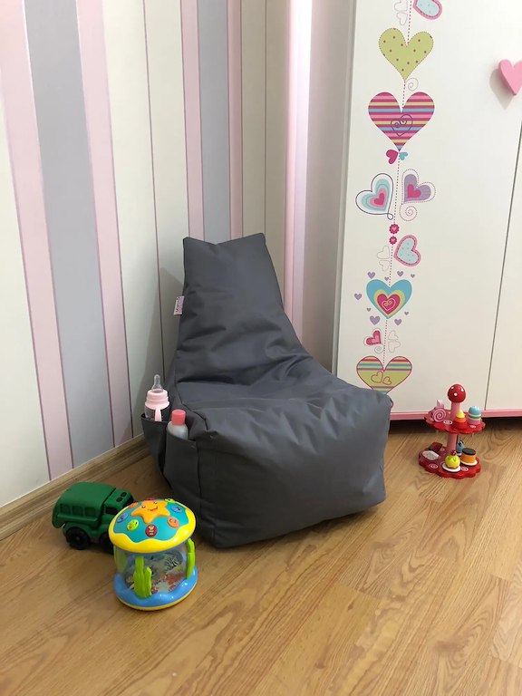 Atelier del Sofa Lazy bag 45cm Sivi