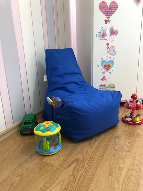 Atelier del Sofa Lazy bag 45cm Plavi
