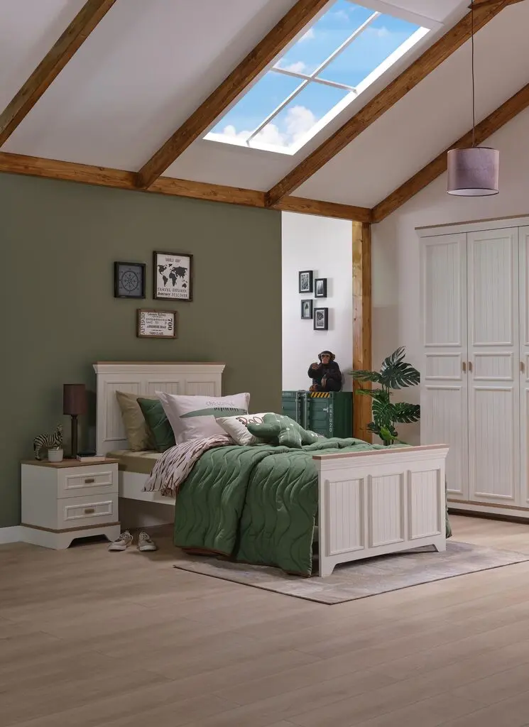 Hanah Home Pojedinačni krevet, Zeleni