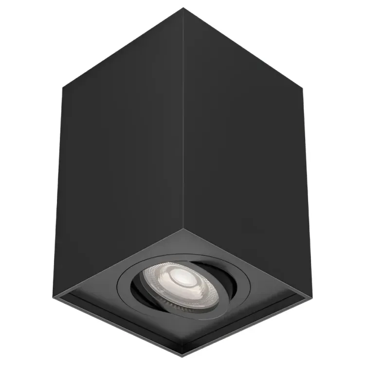 BRAYTRON BH04-00211 GU10 Nadgradni Spot Kvadratni Crni