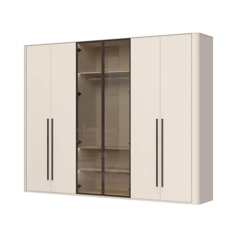 Jela Ormar Rondo P6R-2AL/RO, 288x225x56cm, Bež