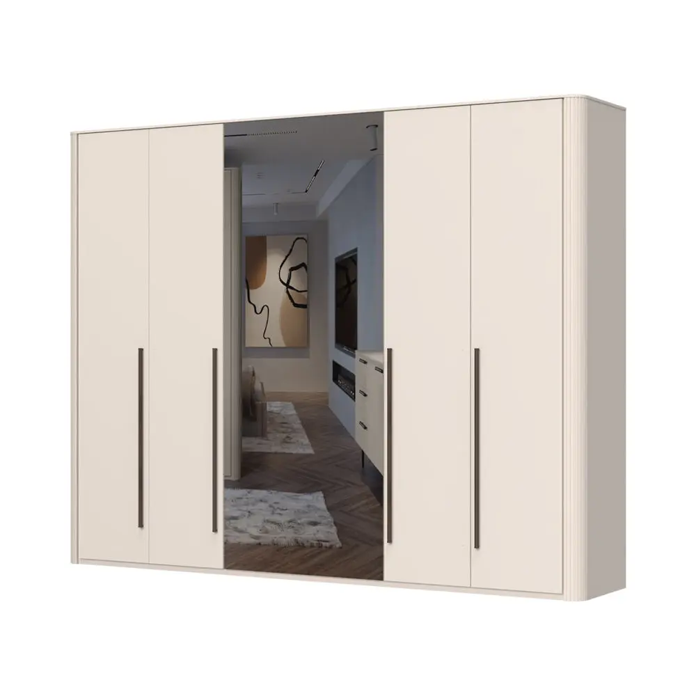Jela Ormar Rondo P6R-2OG/RO, 288x225x56cm, Bež