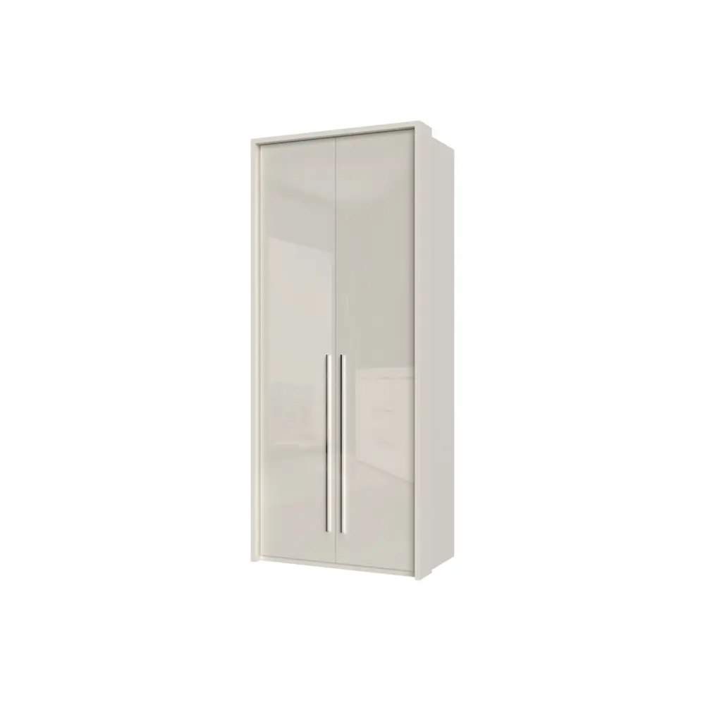 JELA Plakar P2A/PN - kolekcija Piano - Bež Lak/Bež Lak - 97x226x60 cm