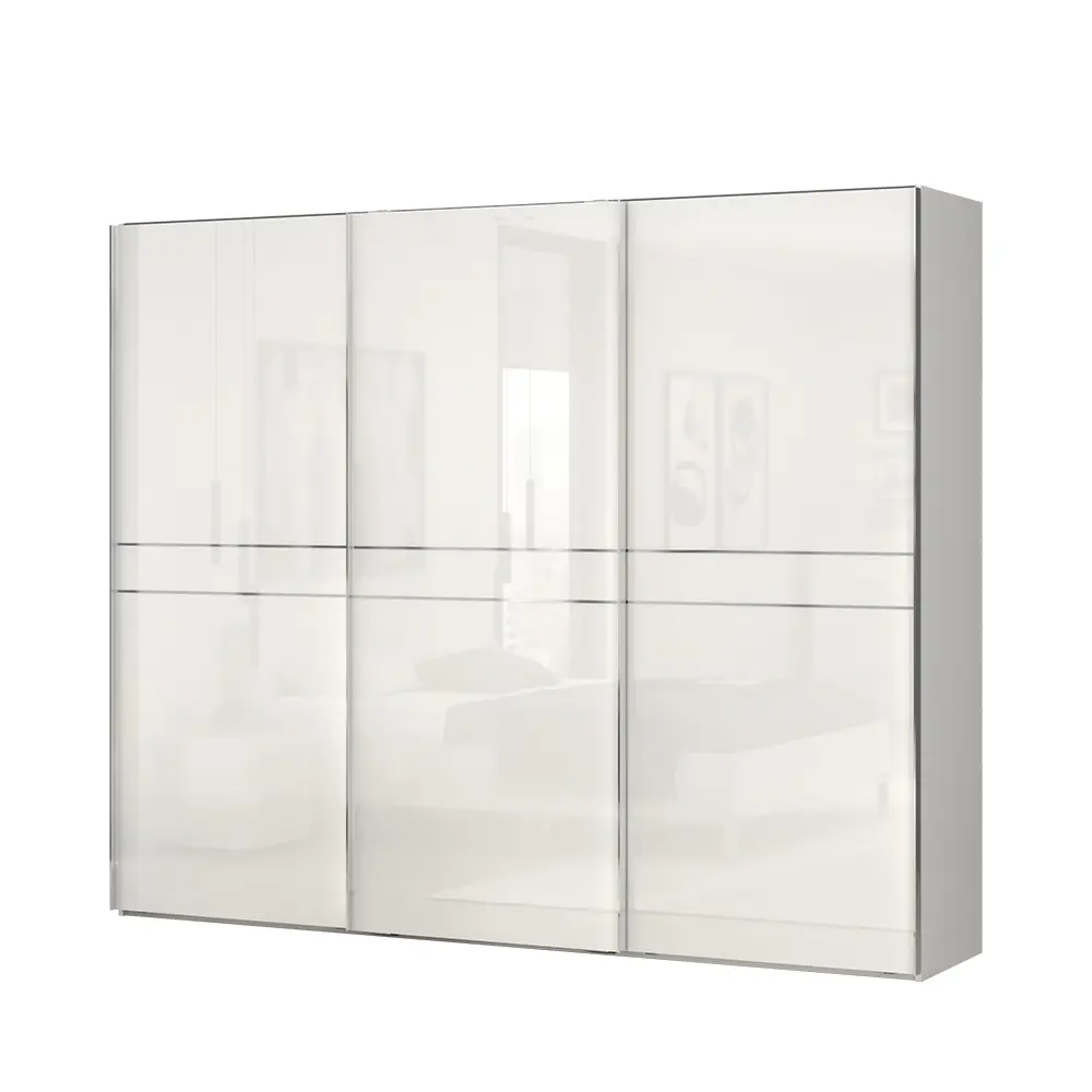 JELA KLIZNI PLAKAR PK281/PN - kolekcija Piano - Bež Lak/Bež Lak - 272x224x61 cm