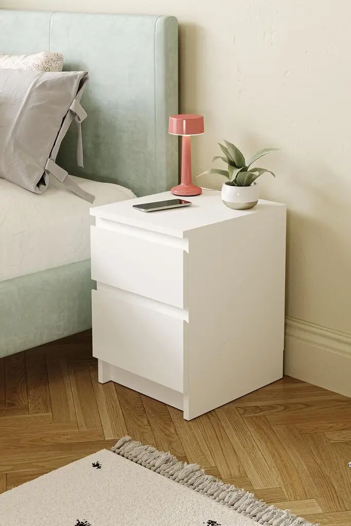 Hanah Home Noćni ormarić, Beli