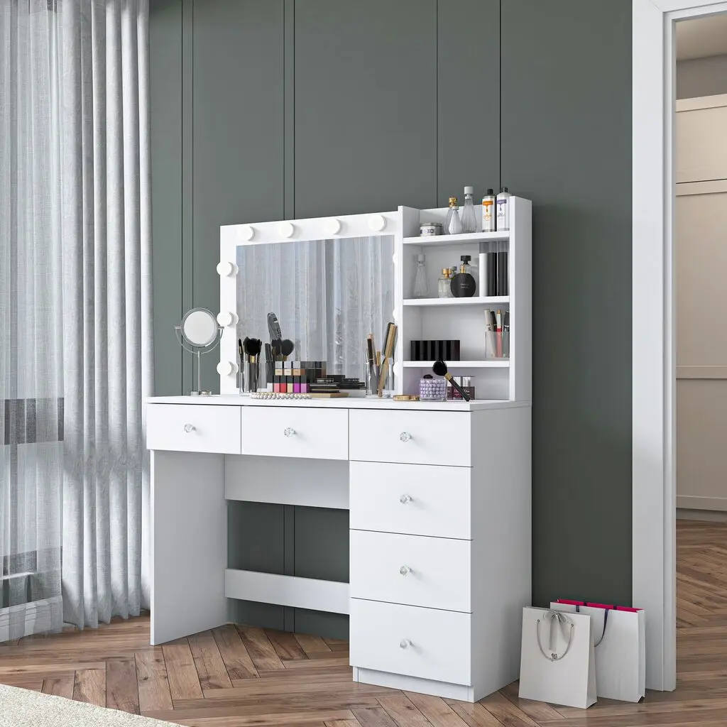 Hanah Home Sto za šminkanje, Beli
