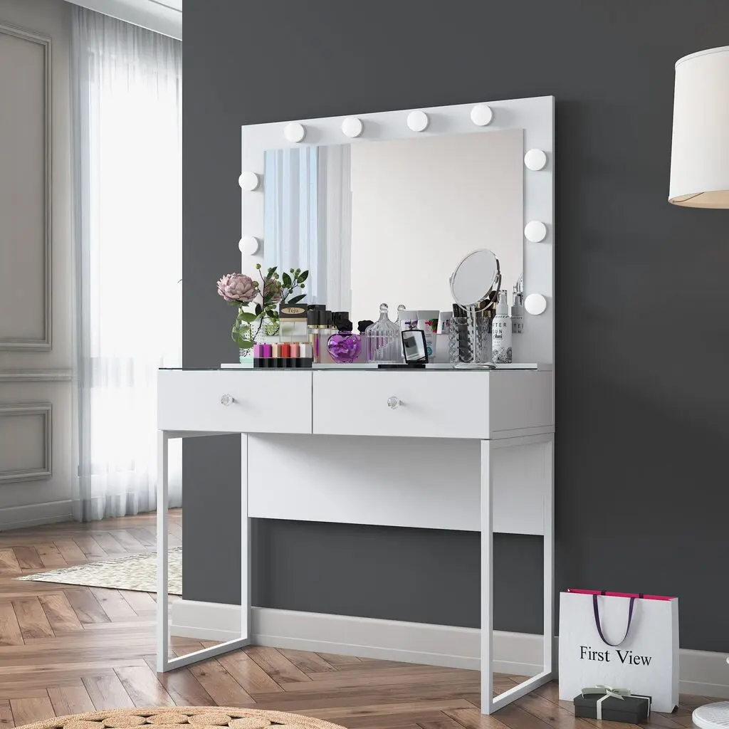 Hanah Home Sto za šminkanje, Beli