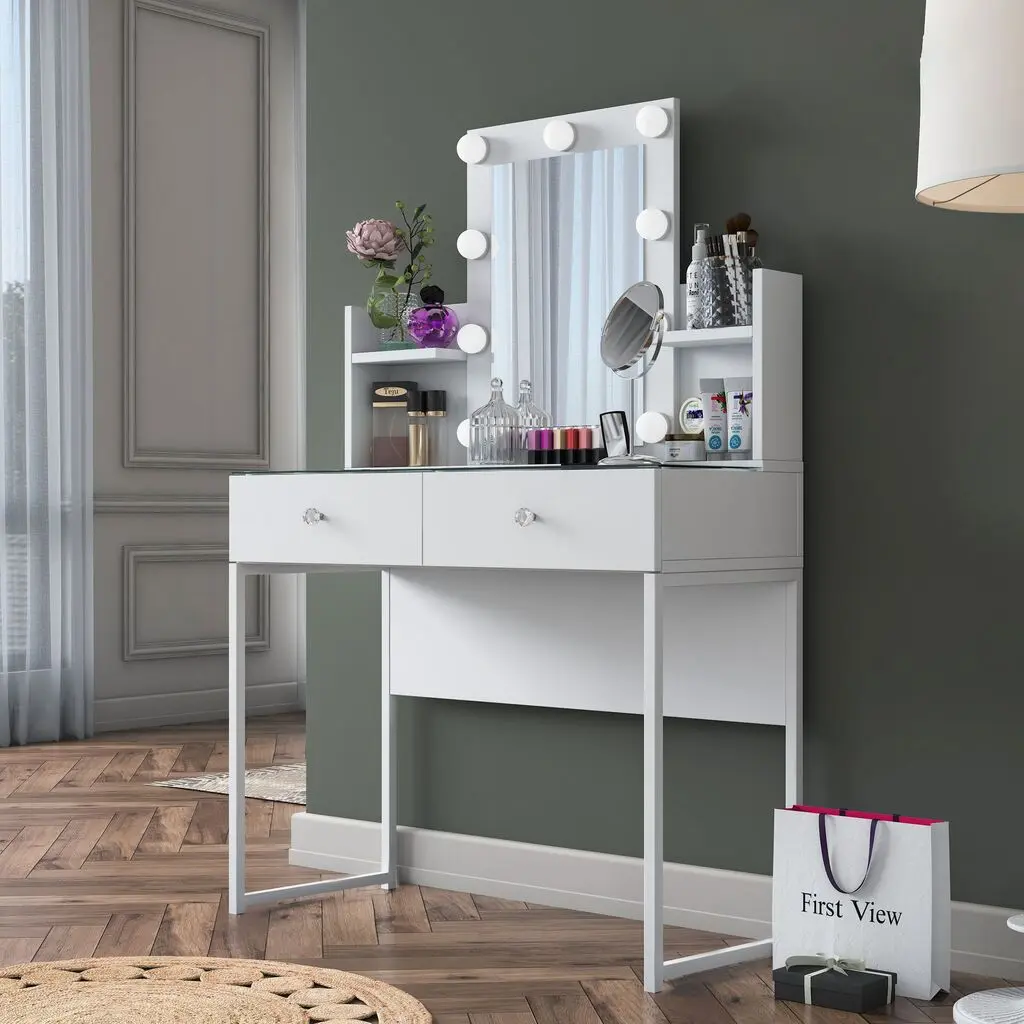 Hanah Home Sto za šminkanje, Beli