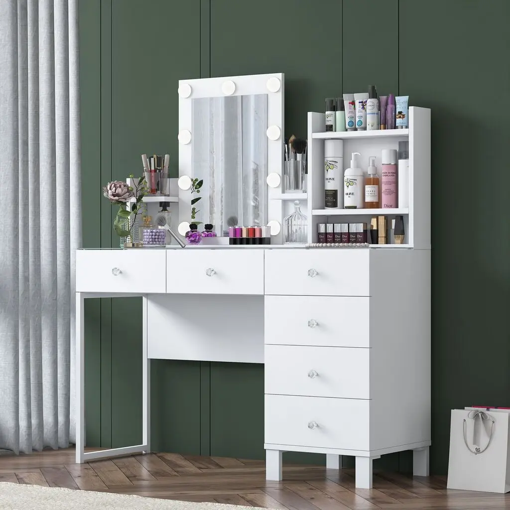 Hanah Home Sto za šminkanje, Beli