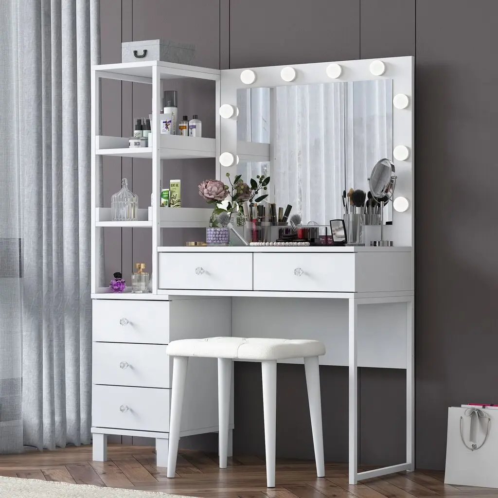 Hanah Home Sto za šminkanje, Beli