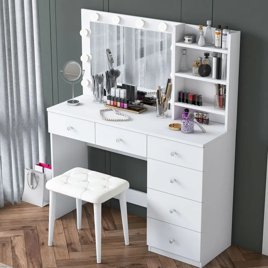 Hanah Home Sto za šminkanje, Beli