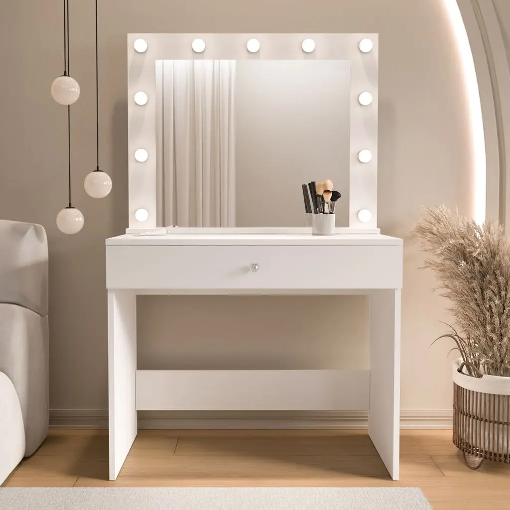 Hanah Home Sto za šminkanje, Beli