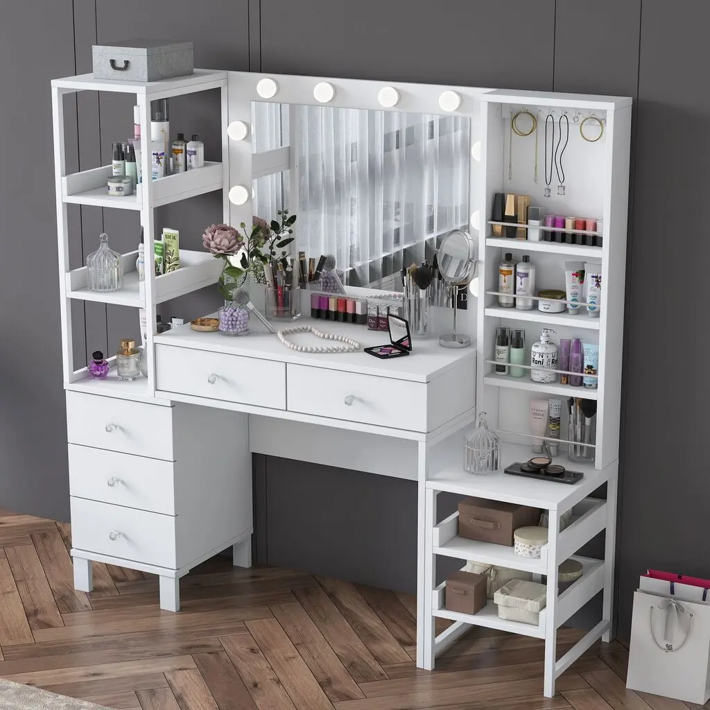 Hanah Home Sto za šminkanje, Beli