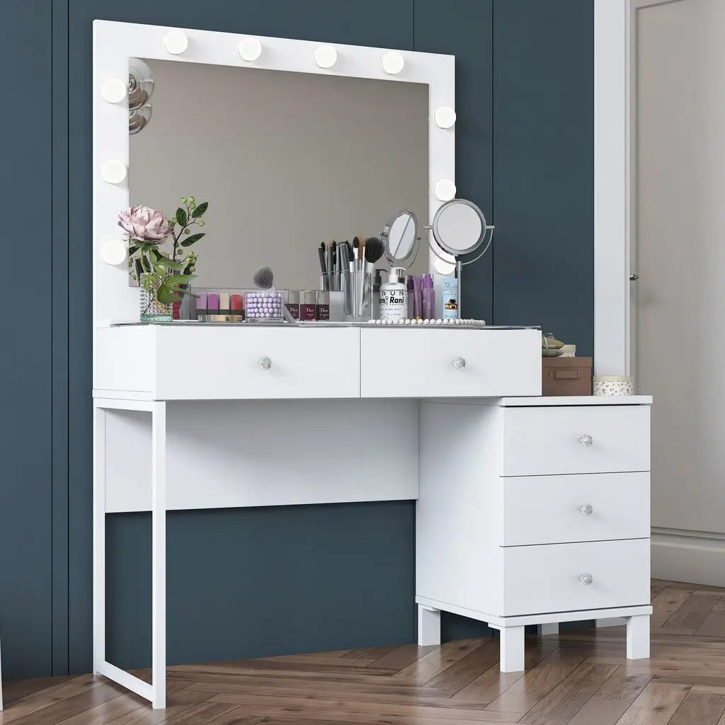 Hanah Home Sto za šminkanje, Beli