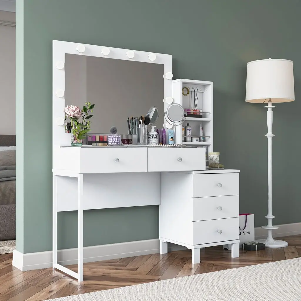 Hanah Home Sto za šminkanje, Beli