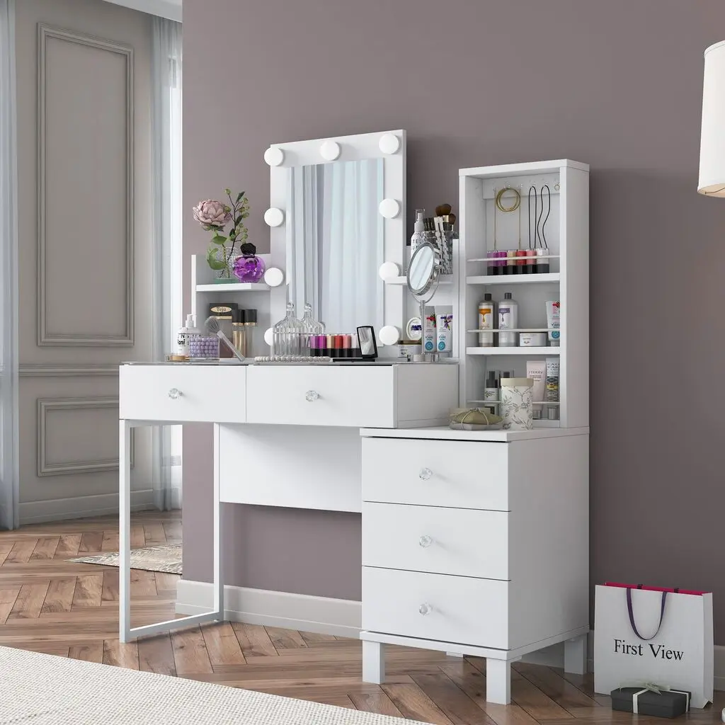 Hanah Home Sto za šminkanje, Beli