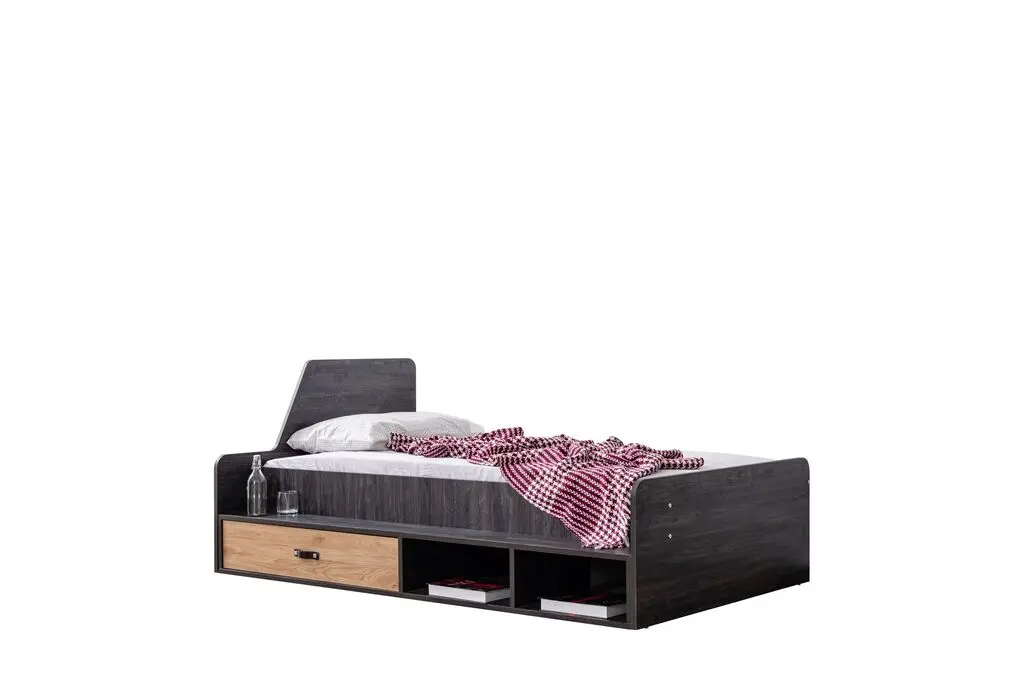 Hanah Home Krevet samac, Crni