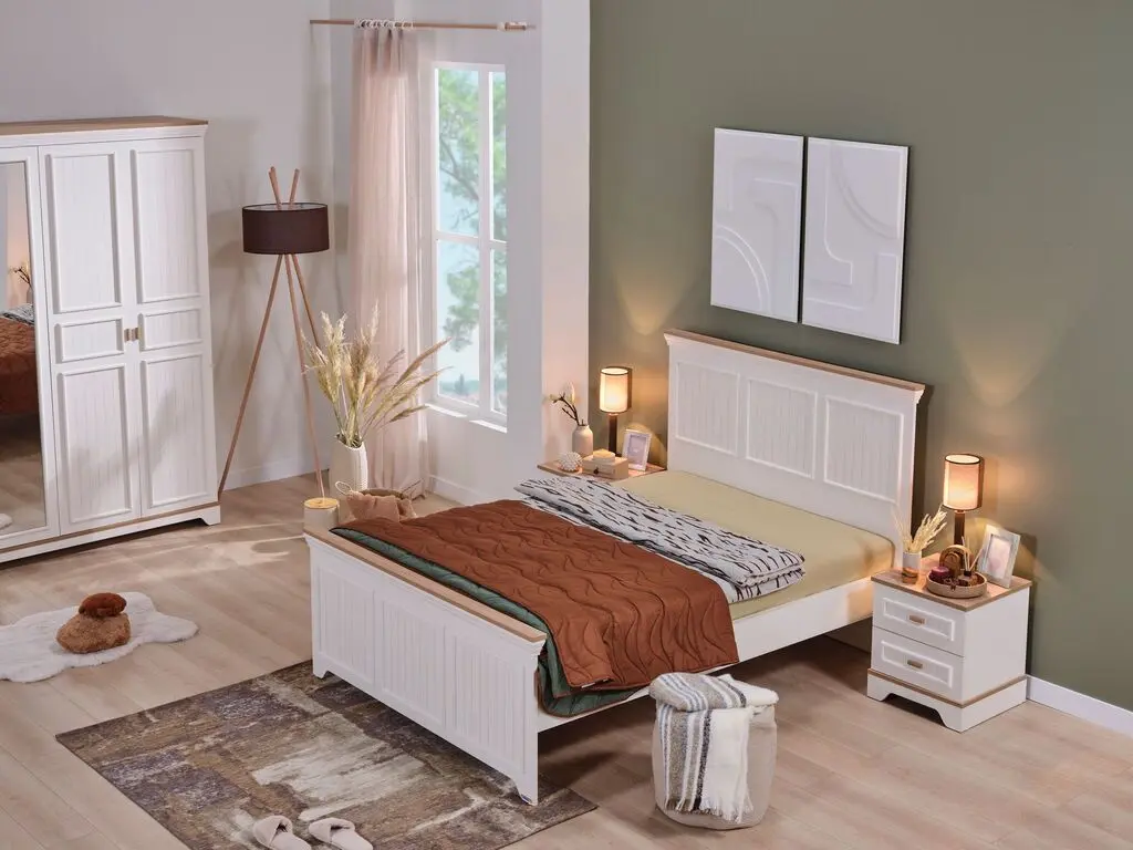Hanah Home Pojedinačni krevet, Beli