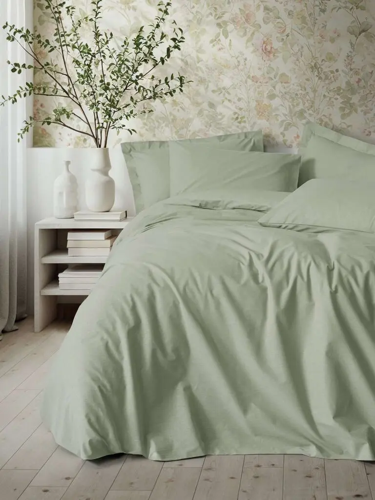 L'essentiel Maison Set navlaka za krevet Plain, Sage