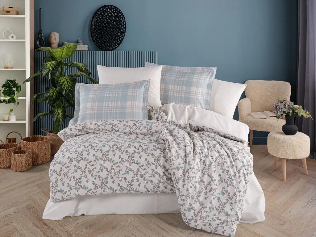 L'essentiel Maison Set poplin posteljine, Šareni