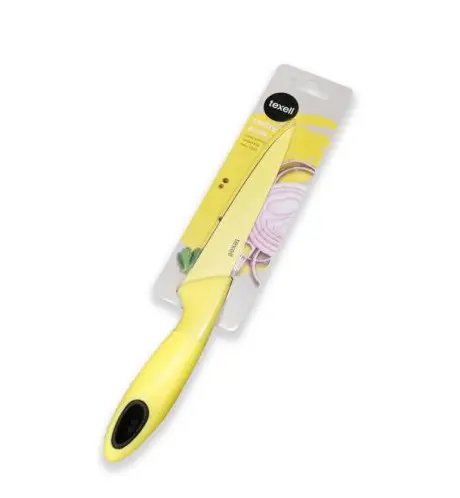 Texell Nož univerzalni Spring Texell TNS-U333, Žuti