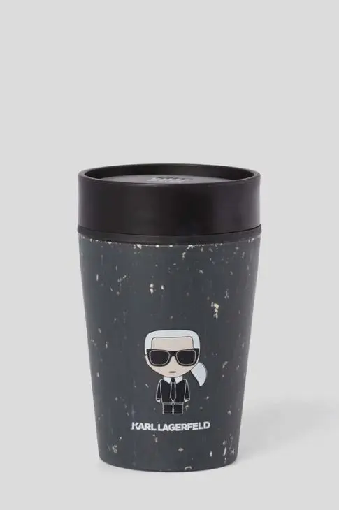 KARL LAGERFELD Putna šolja 221W3908-999, Crna