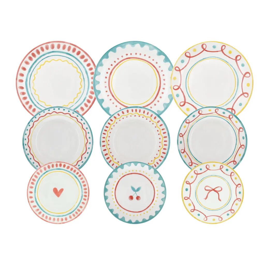 Tognana Servis za ručavanje Madison Cherry Pop, set 18 delova, Porcelan