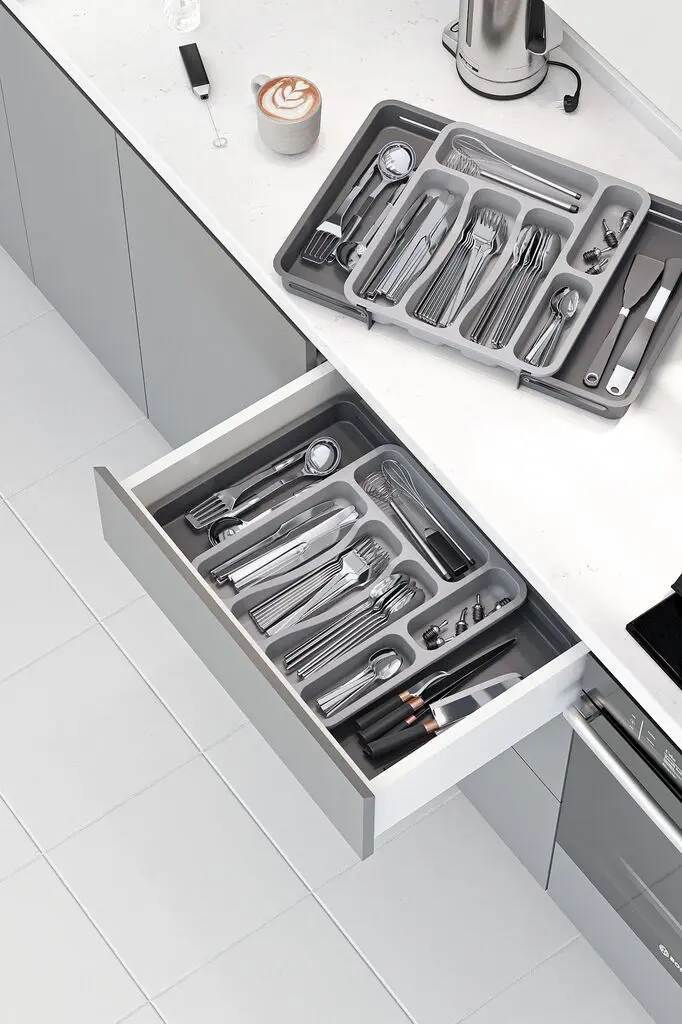 Evila Originals Organizator za fioku, Sivi