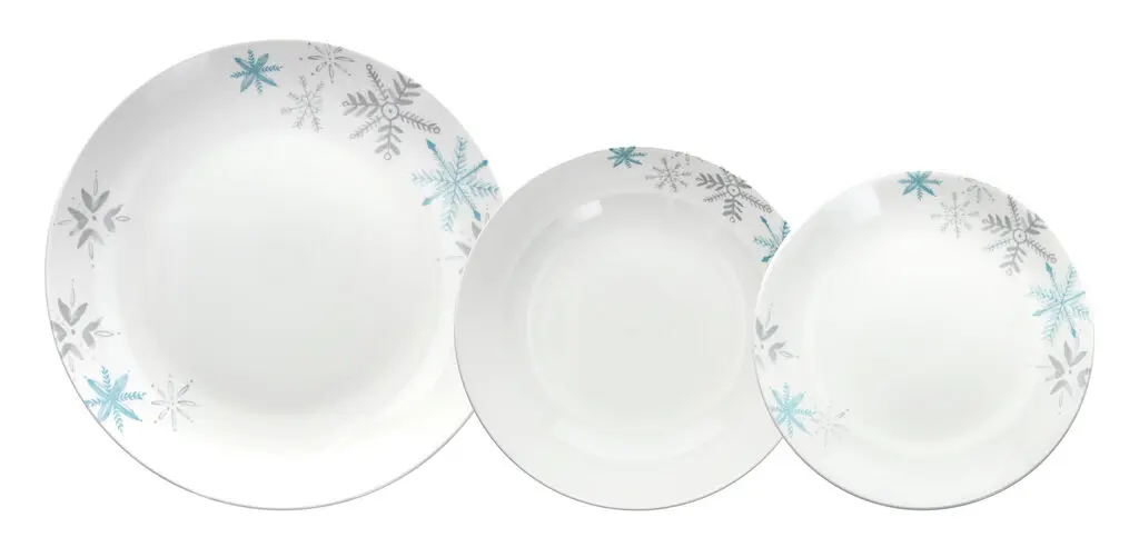 Tognana Servis za ručavanje Madison Snowflake, set 18 delova, Porcelan