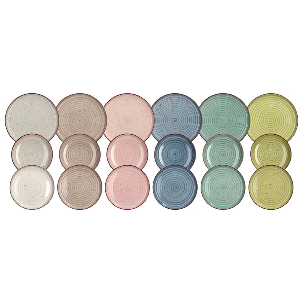 Tognana Servis za ručavanje Urban Pastel, set 18 delova, Keramika
