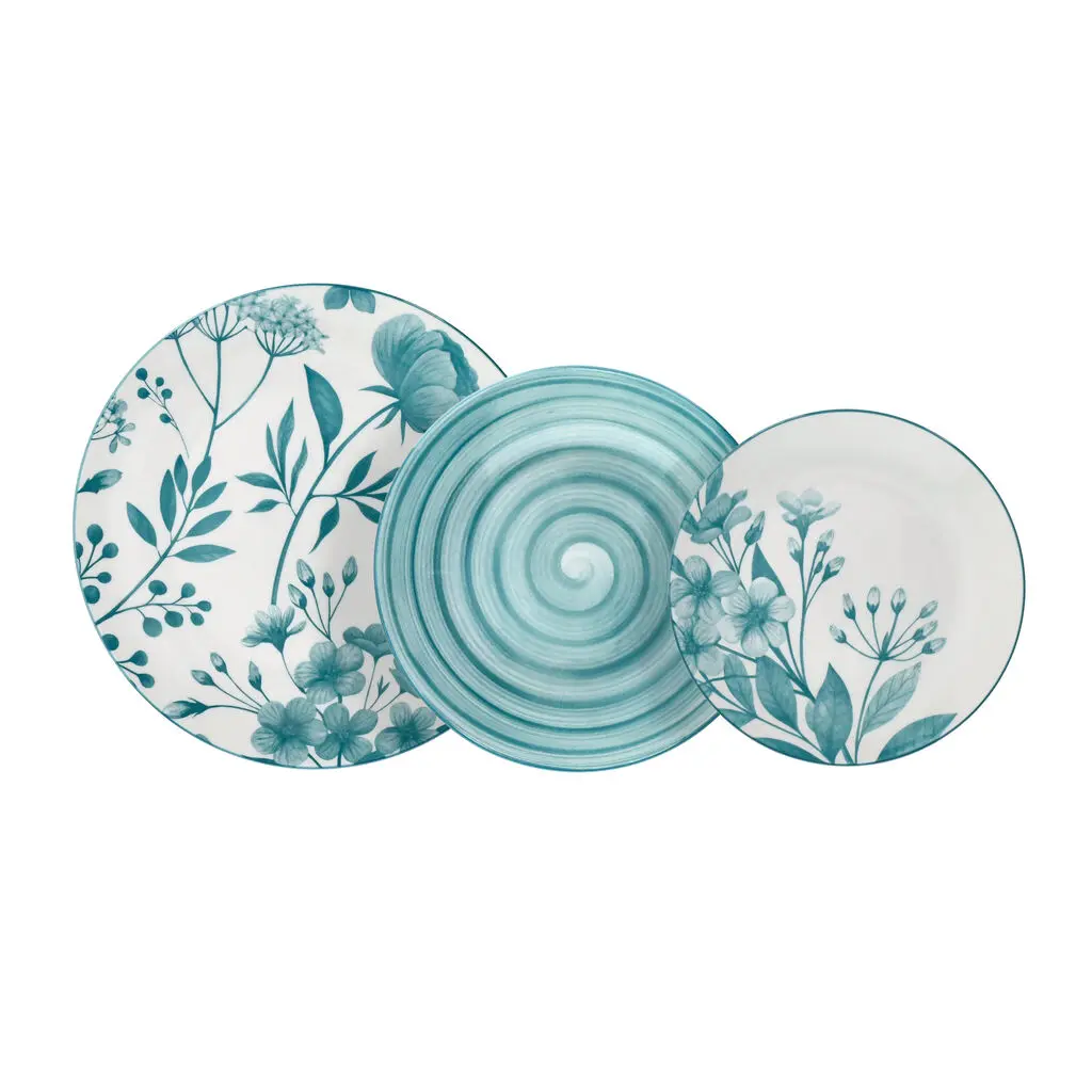 Tognana Servis za ručavanje Madison Coralie Teal, set 18 delova, Porcelan