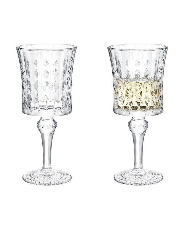 MADAME COCO Stephanie Set niskih čaša za vino, 4kom,142ml