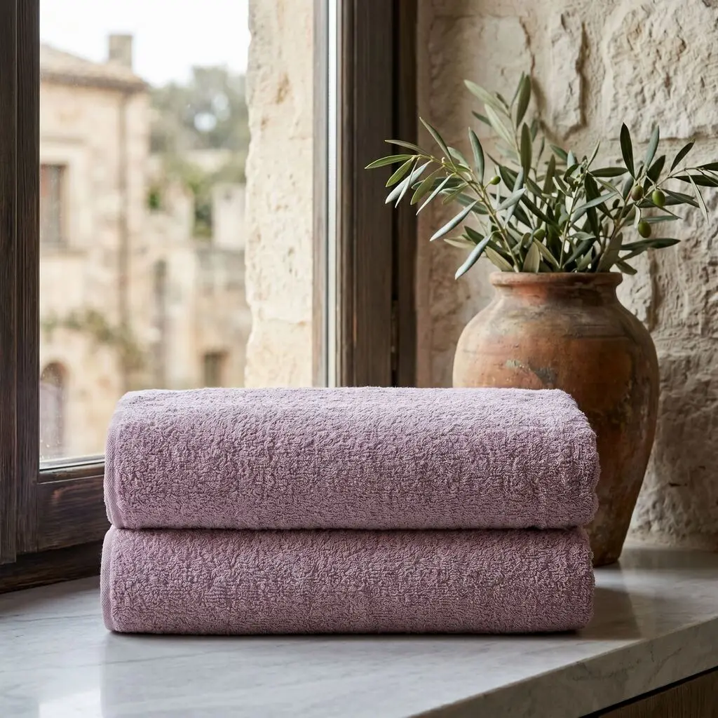 L'essentiel Maison Set peškira za kupanje, 2 komada, Roze