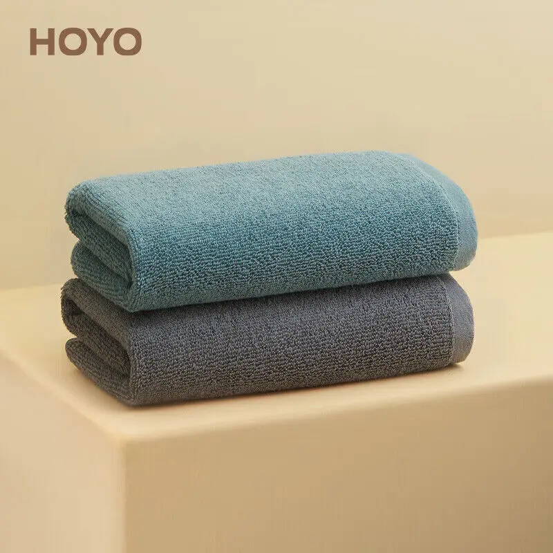 Hoyo Set peškira, 33x73cm, 2 komada, Plavo-sivi