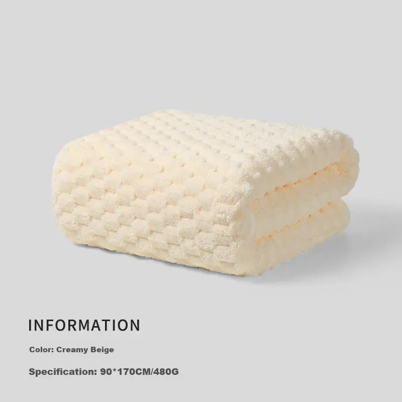 Miniso Peškir, 90x170cm, Krem