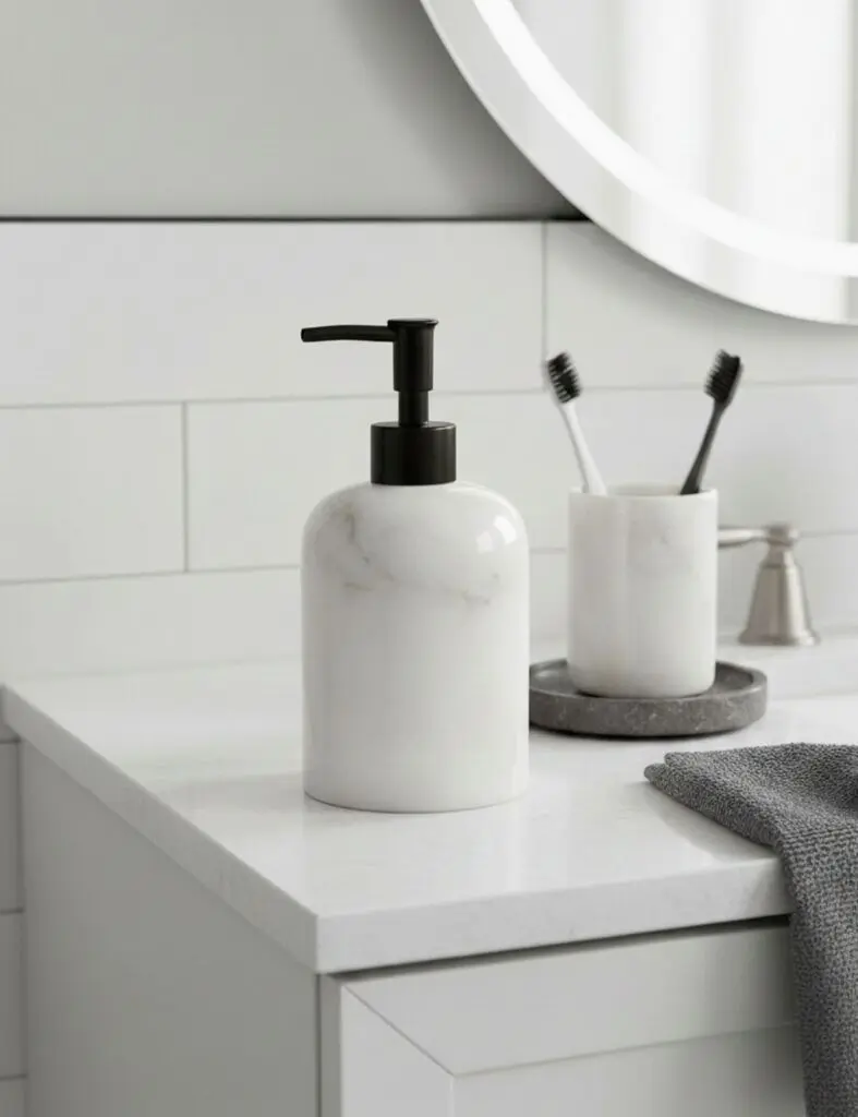 Aberto Design Dozer za sapun, Beli