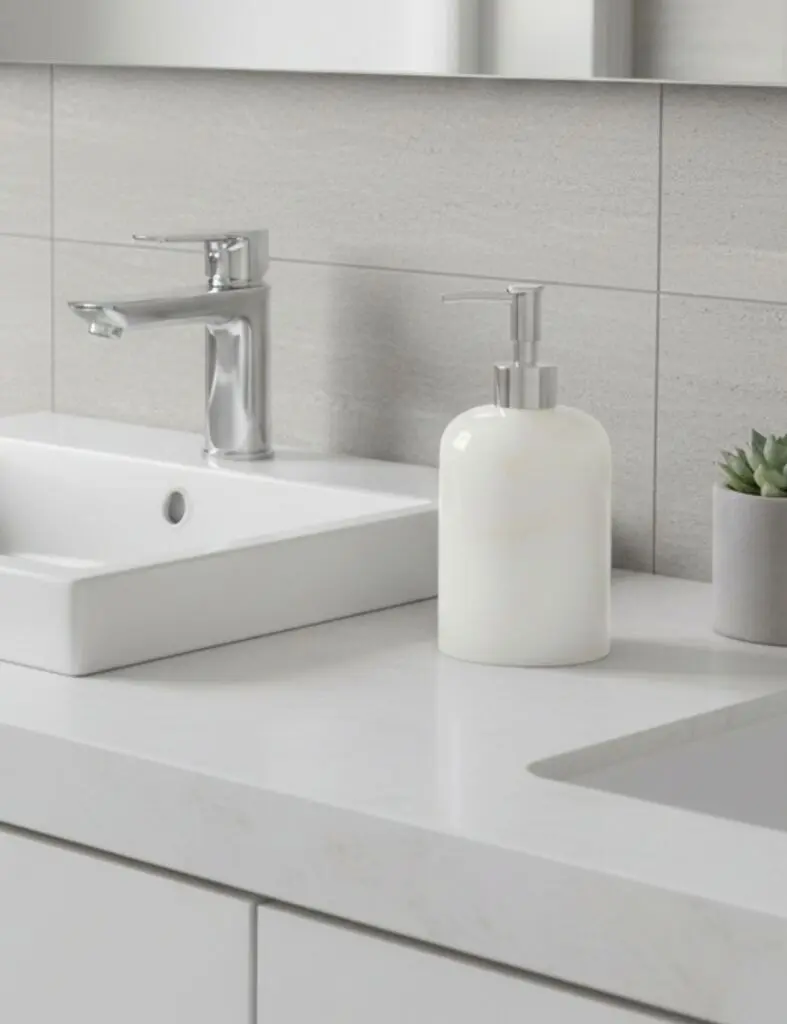 Aberto Design Dozer za sapun, Beli