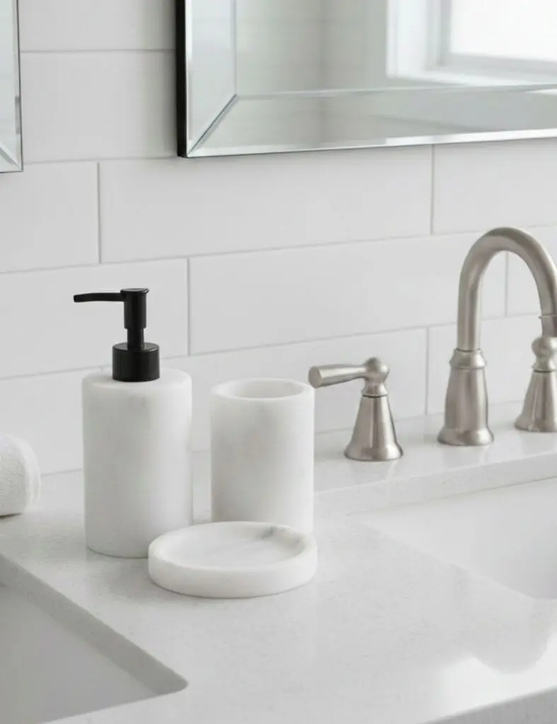 Aberto Design Set za kupatilo, 3 komada, Beli