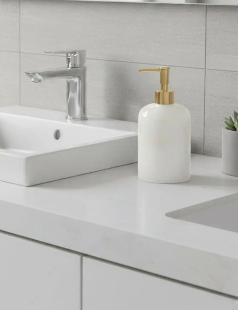 Aberto Design Dozer za sapun, Beli