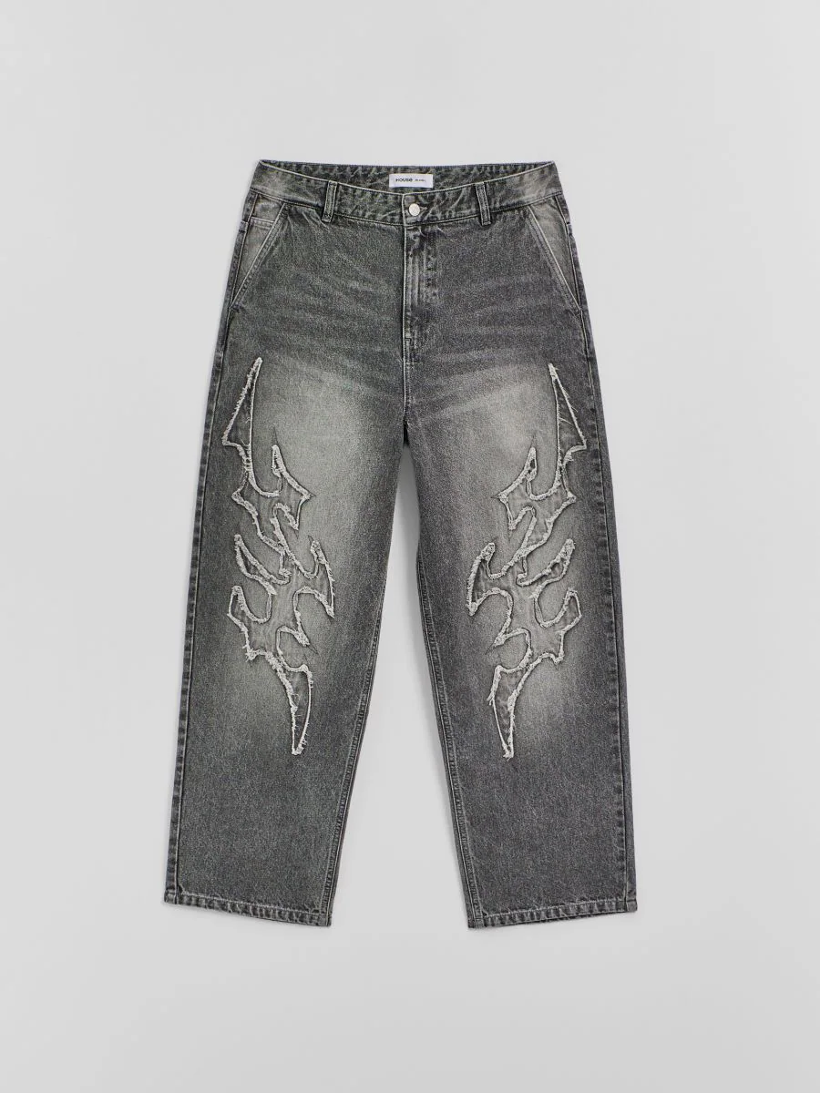 Baggy fit farmerke