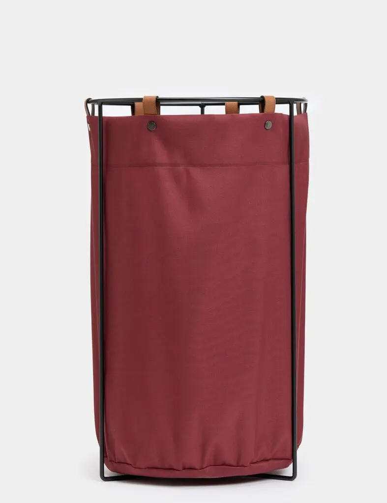 Skye Decor Metalna korpa za veš, Bordo