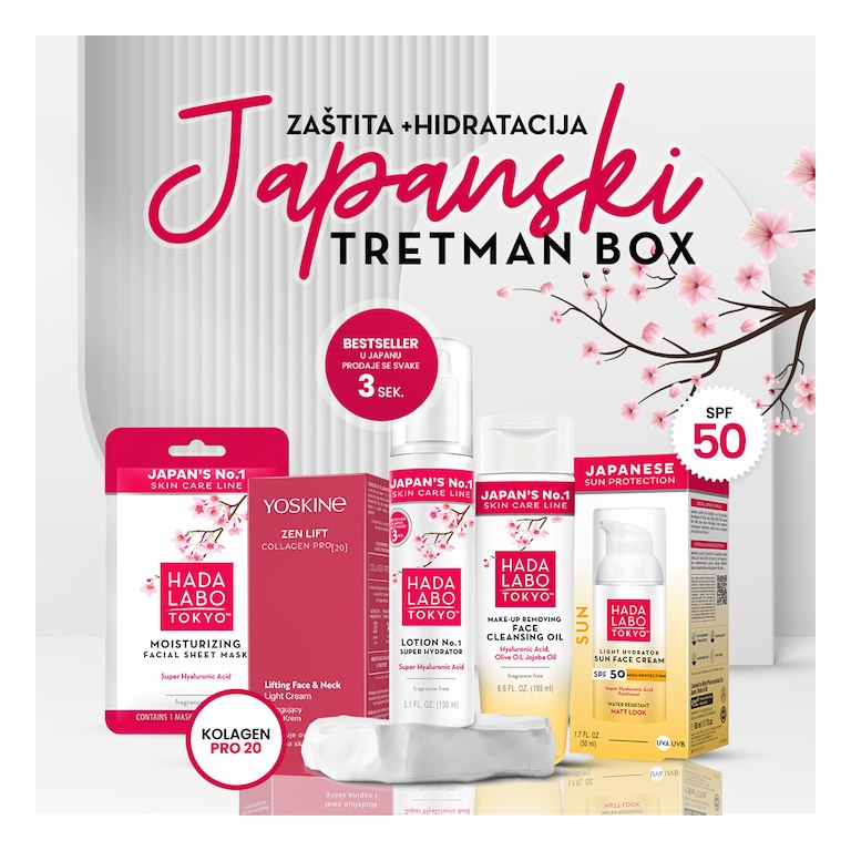 Japanski Tretman Box – Zaštita + Hidratacija
Box sadrži:
Kompletna japanska rutina za svaki dan
Možda će Vam se
                svideti
Alkmene krema za lice 50 ml
Nip+Fab krema za lice sa sa...