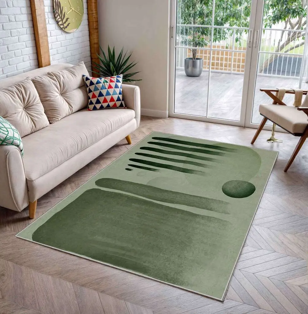 Conceptum Hypnose Tepih Shml25, Pravougaoni, 140 x 220 cm, Zeleni