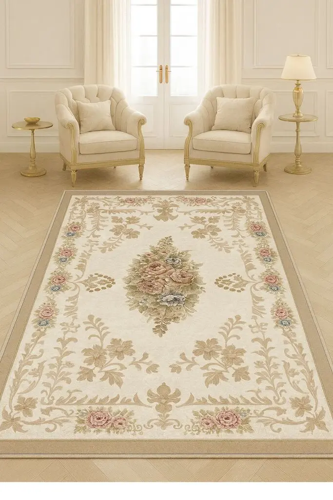 Conceptum Hypnose Tepih HM-CRP25-22, Pravougaoni, 160 x 230 cm, Krem-braon
