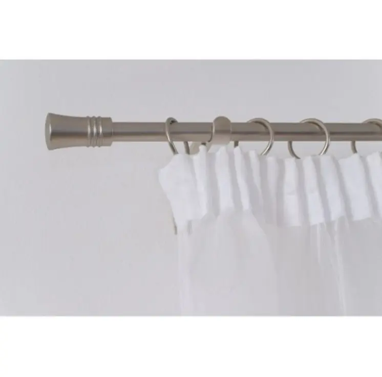 SENSE HOME Teleskopska garnišna za zavese zvono 120-210 cm hrom