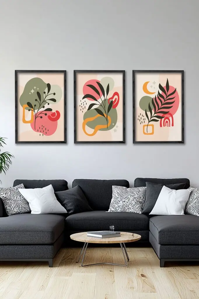 Wallity Slika Ersy3Syhcrv19, 3 dela, 34 x 49 cm