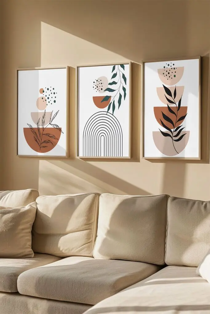 Wallity Uramljena slika Artvmodel14, 33x48 cm, 3 dela