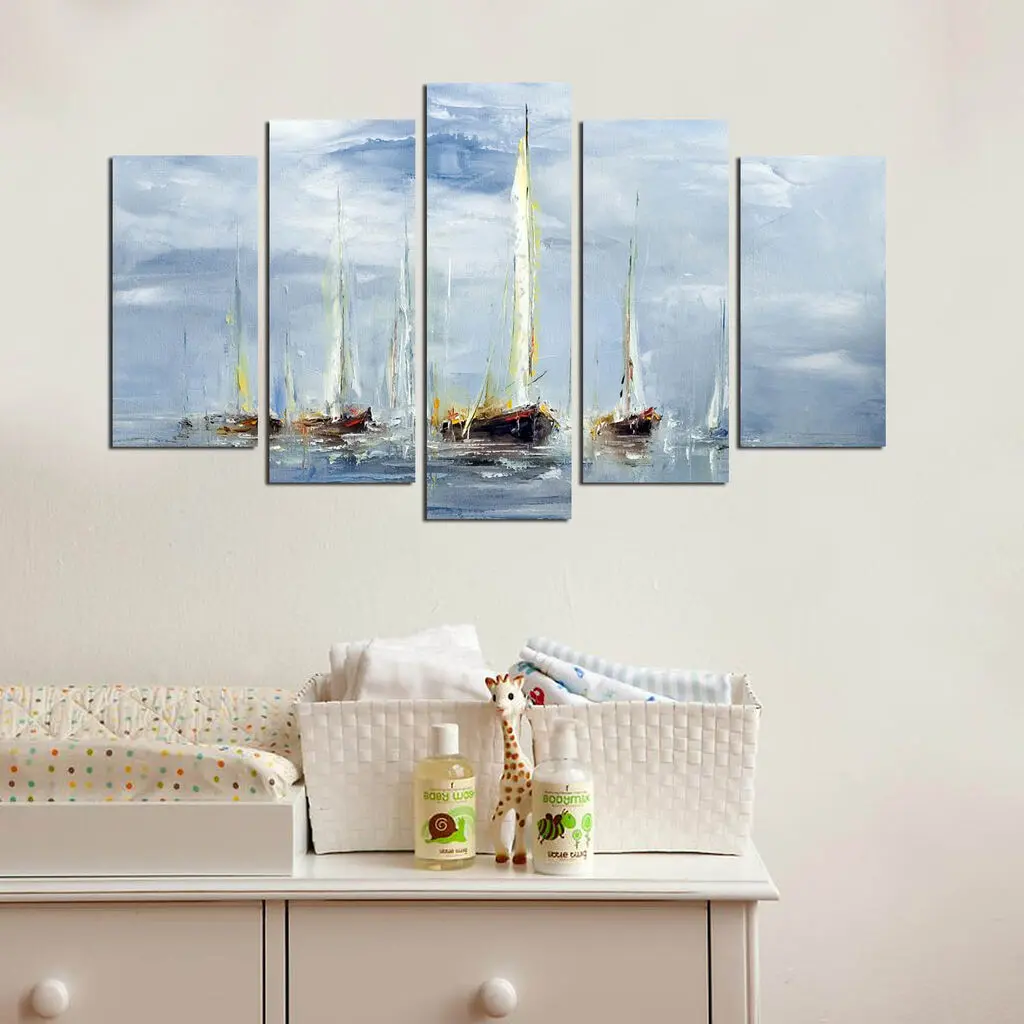 Wallity Set Slika 5M-5, 5 Delova